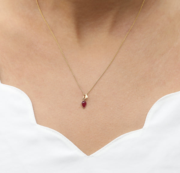Rose Cut Ruby Thorn Necklace – Gillian Conroy Jewelry